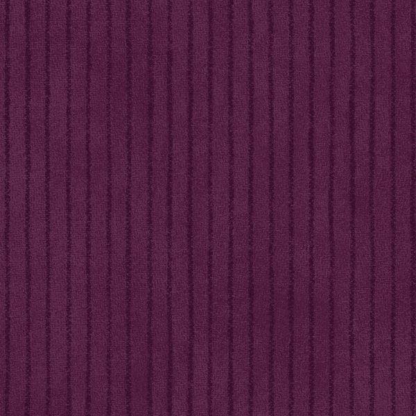 MS Woolies Flannel - Strip - Deep Purple – Beartooth Sewing