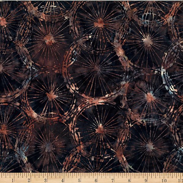 HF Bali Batik Circles - Walnut – Beartooth Sewing